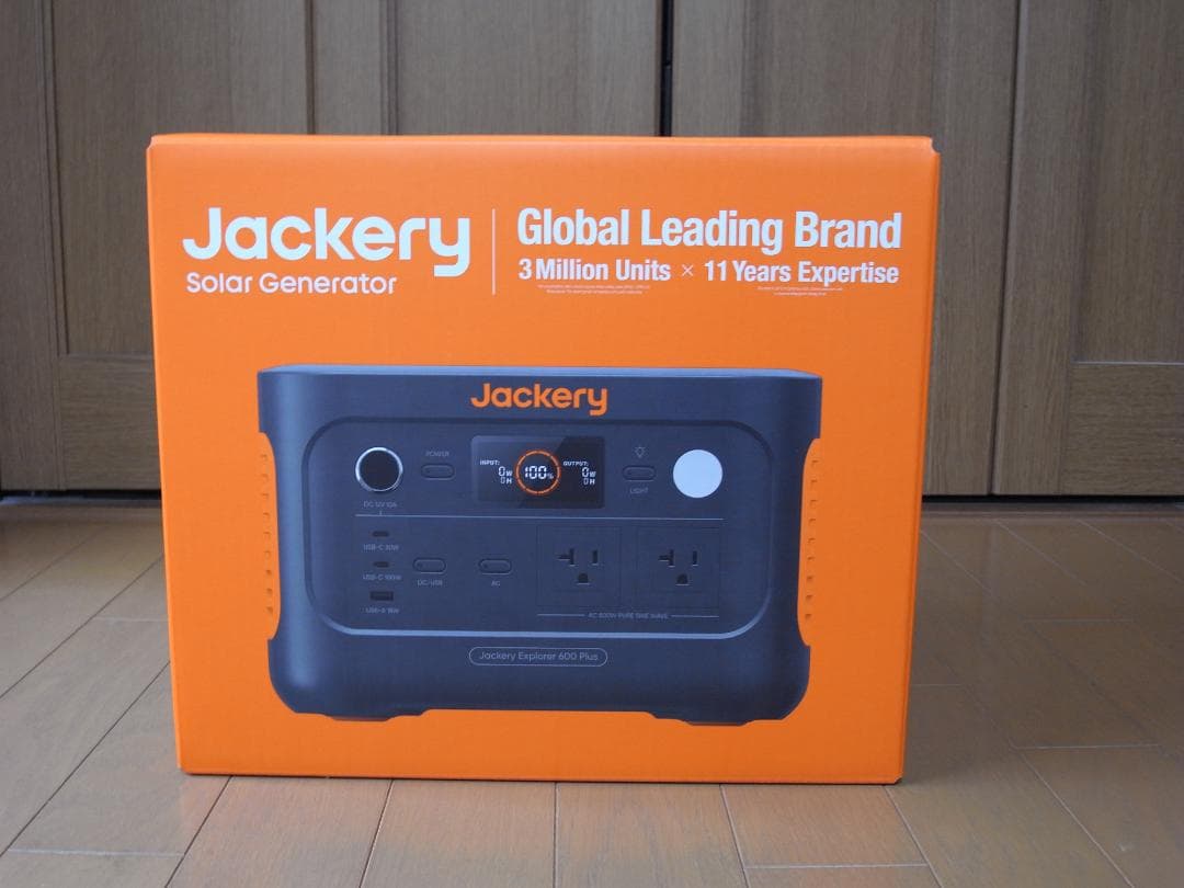 Jackery ポータブル電源 600 Plus