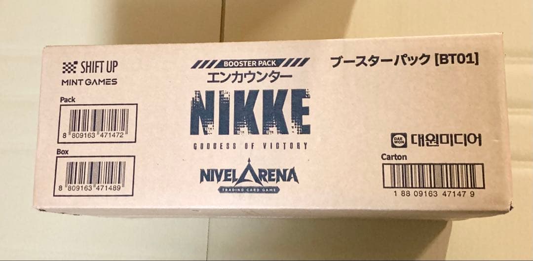 プロモ付き　NIVEL ARENA NIKKE ブースター　カートン 24BOX
