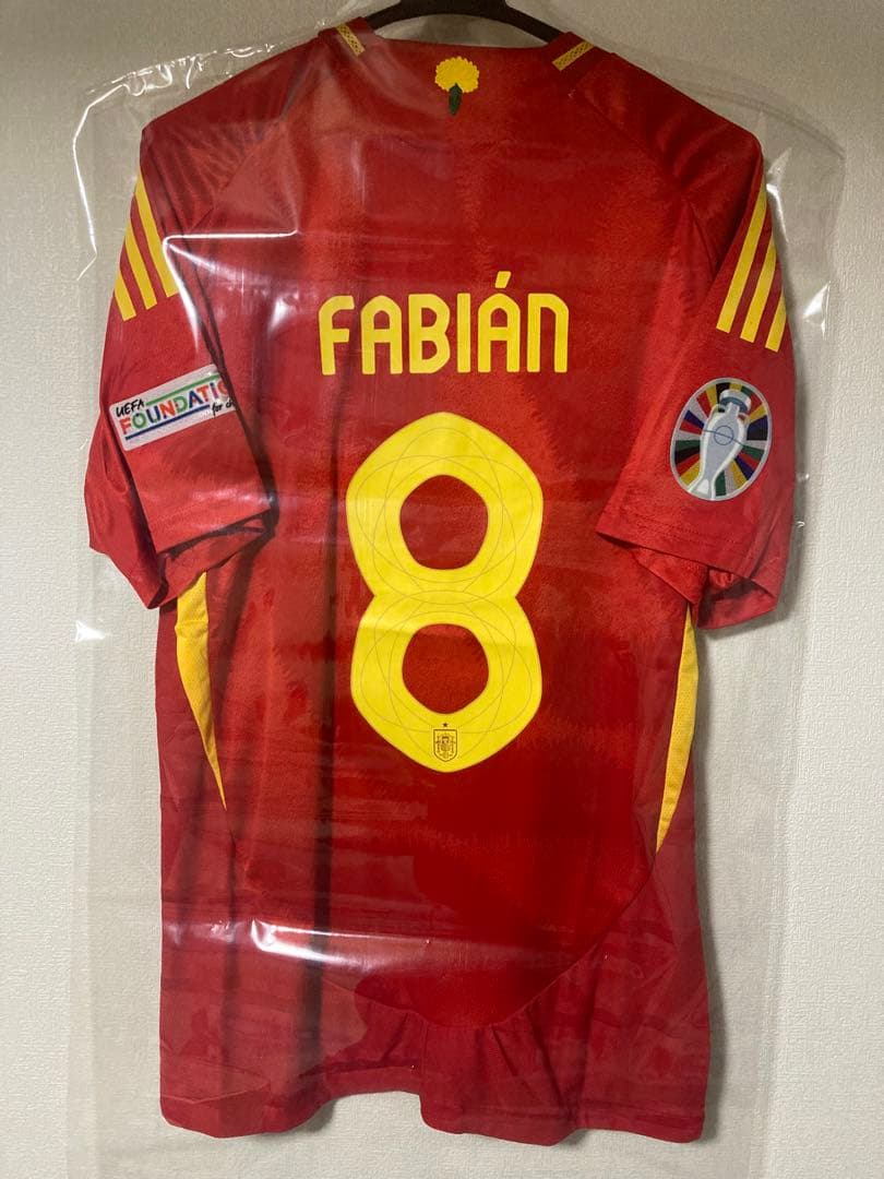 2024 スペイン代表 ファビアン・ルイス ユニフォーム Euro 新品 選手用