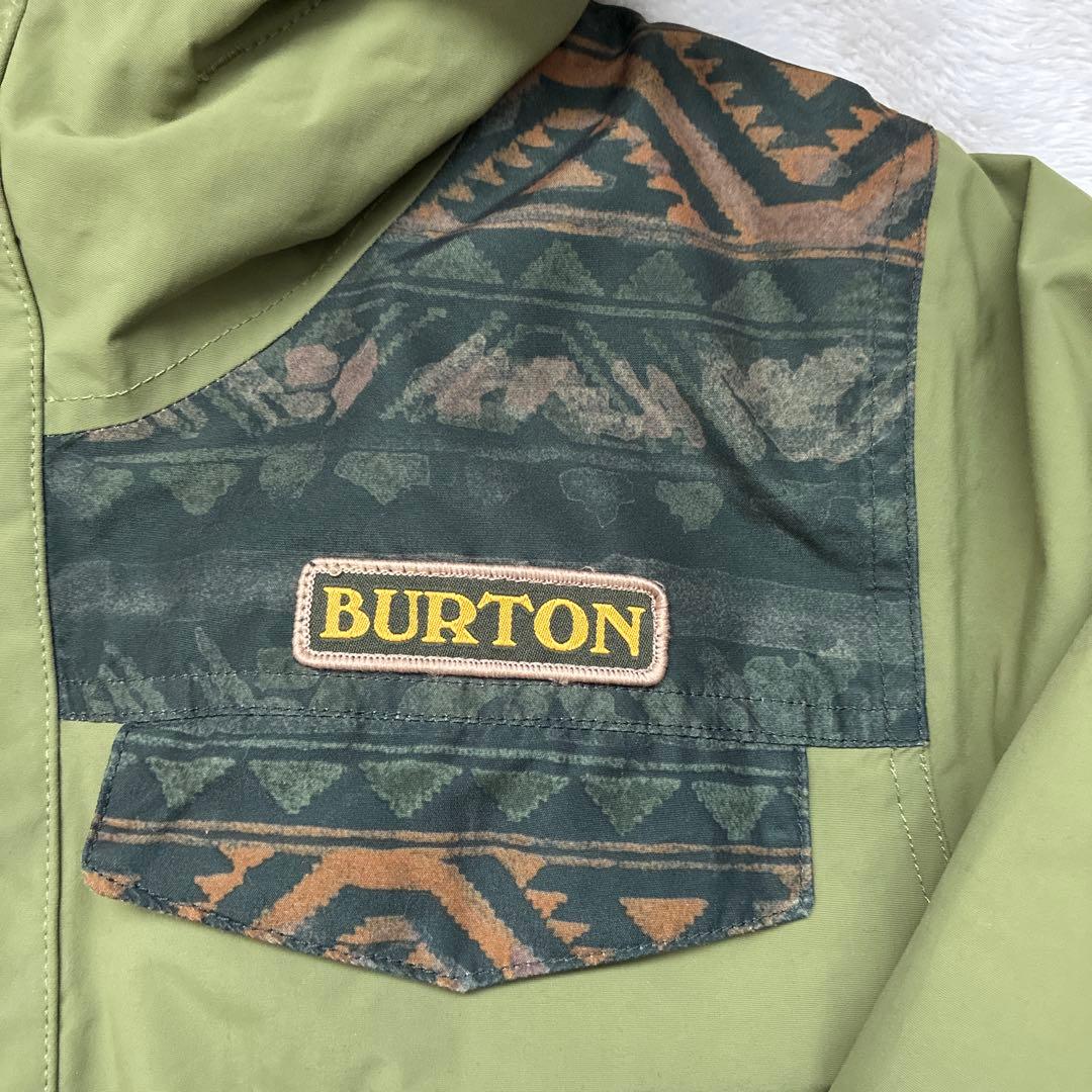 BURTON キッズXL 160 ジャケット スノーウェア スキー グリーン