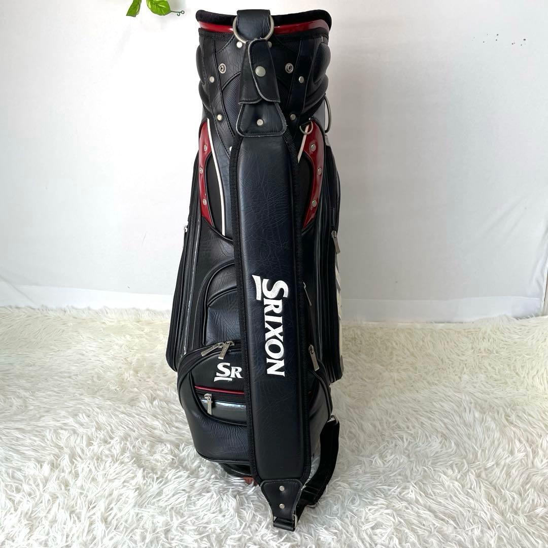 人気モデル✨良品✨SRIXON レザー×エナメル キャディバッグ フード付き