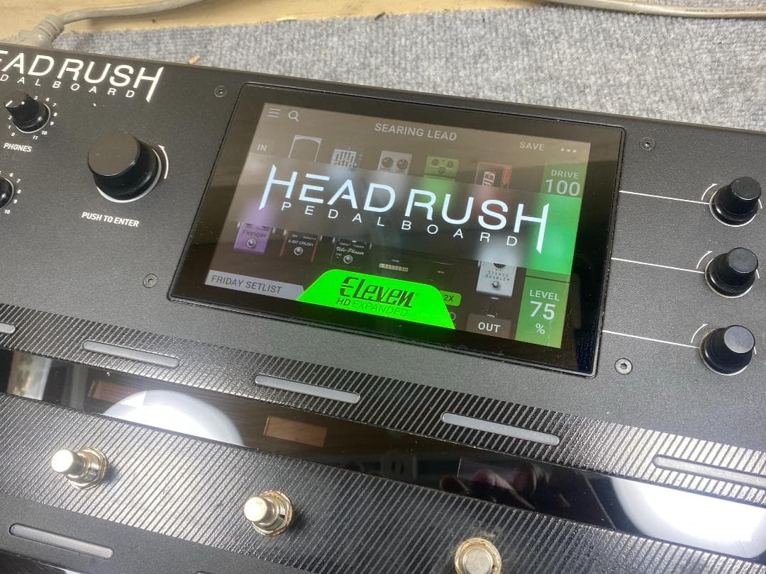 マルチエフェクター headrush pedalboard