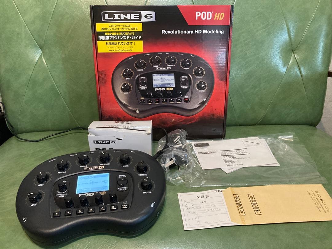 【美品】LINE 6 POD HD desktop ギター用マルチエフェクター
