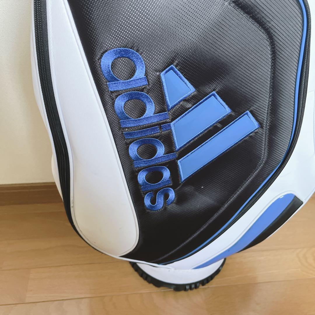 K148 adidas 軽量キャディバッグ ブルーブラック