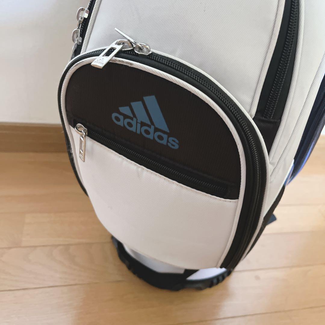 K148 adidas 軽量キャディバッグ ブルーブラック