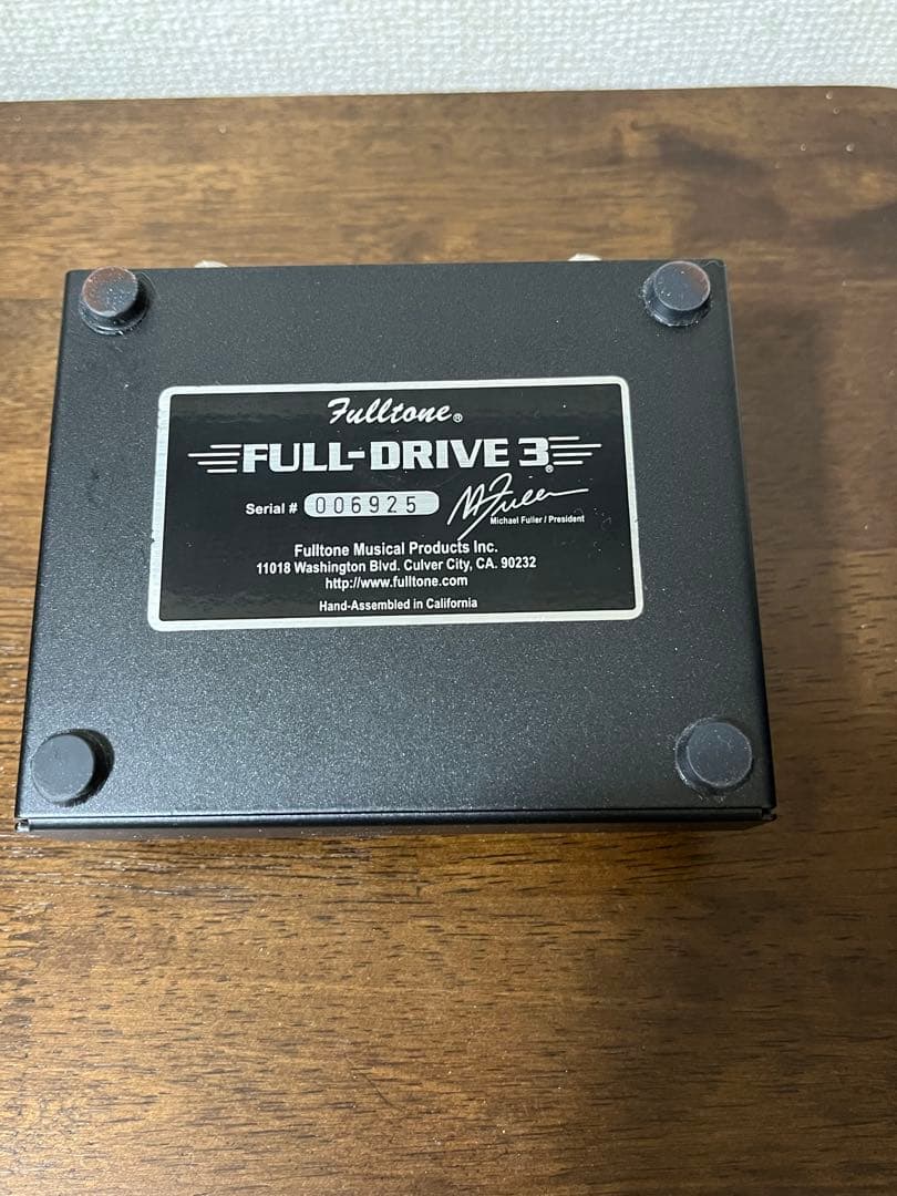 Fulltone FULL-DRIVE 3 ギターエフェクター