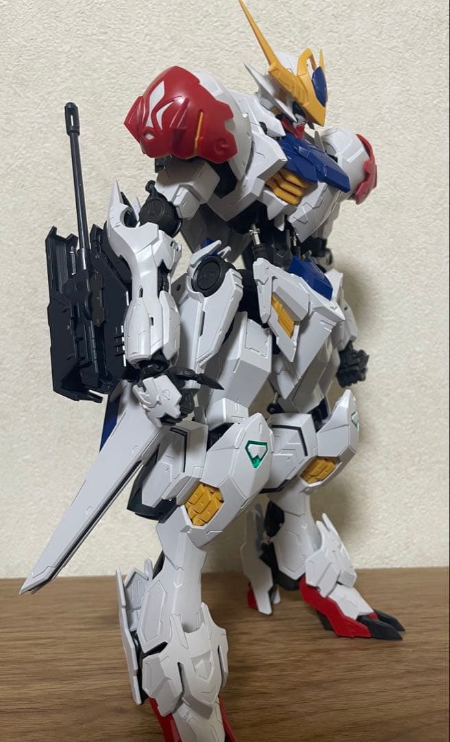 MG バルバトスルプス　素組み完成品　墨入れ無し・シール貼り付け無し