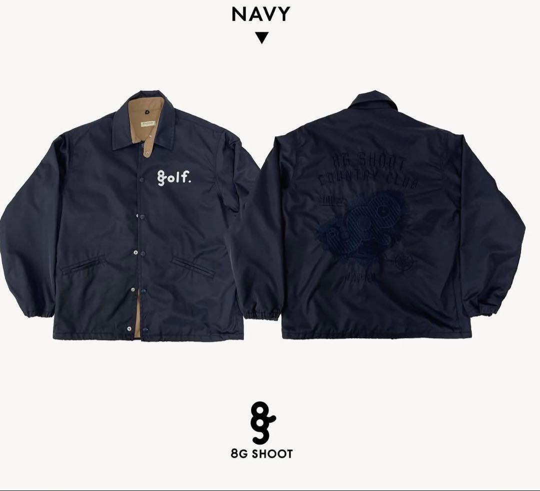 メンズウェア 8G SHOOT COACH JACKET NAVY