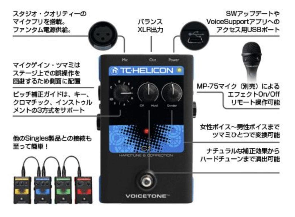 TC HELICON ( ティーシーヘリコン ) VoiceTone C1
