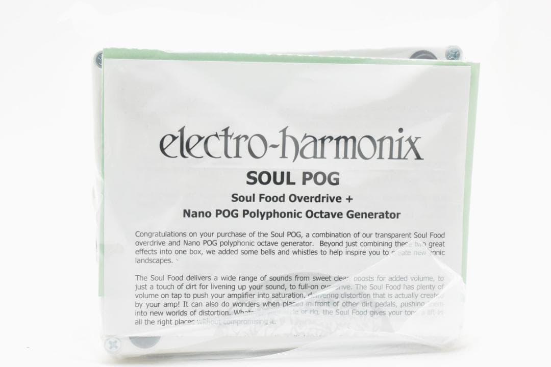 新品 未使用 Electro-Harmonix Soul Pog ※外箱ダメージ