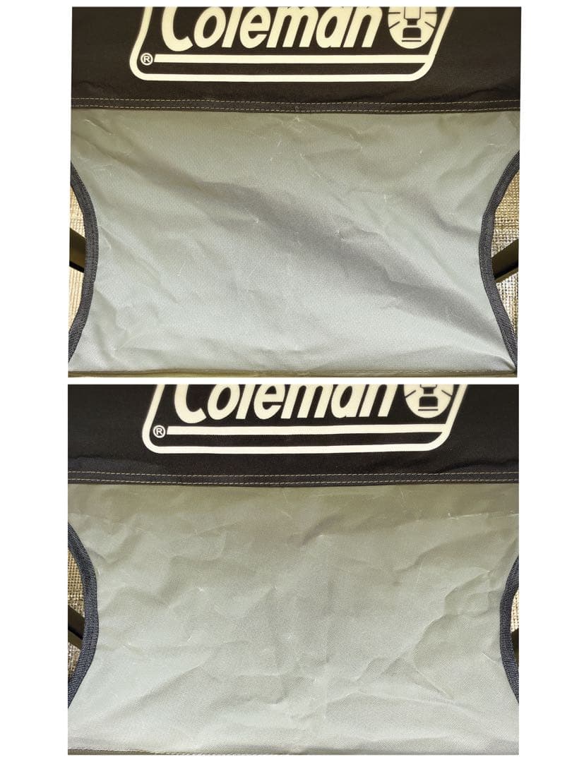 【訳あり・未使用品】Coleman コールマン サイドテーブル付き デッキチェア