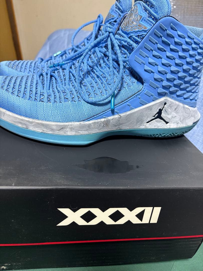 AIR JORDAN XXXII PF US10.5 28.5cmブルー