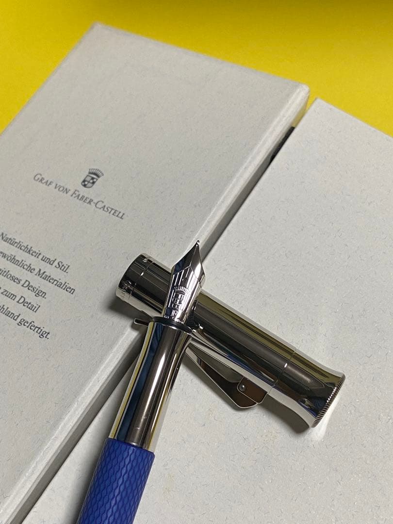 【新品 未使用】Graf von Faber-Castell 万年筆 インディゴ
