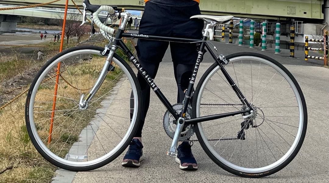 RALEIGH ラレー　ロードバイク　クロモリ