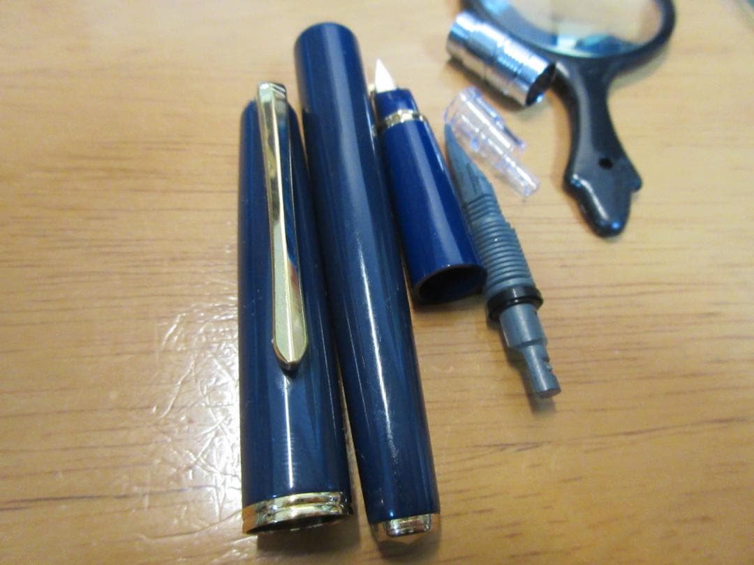 [PILOT] DELUXE URUSHI デラックス 漆 14K Fニブ 青軸