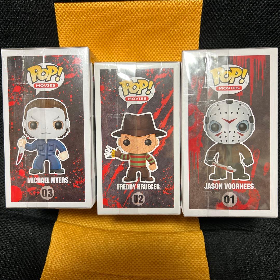 Funko POP! ファンコ　ホラー映画キャラクター　フィギュア3体セット
