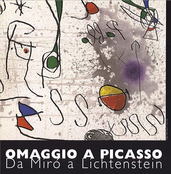 【激レア】リキテンスタイン＆ミロ、ピカソへのオマージュ展ポスター