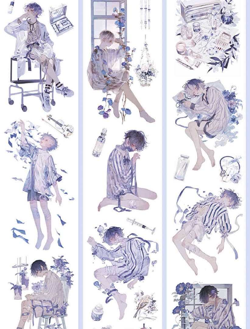 在庫無し【847】海外 PETテープ 男の子 天堂失約