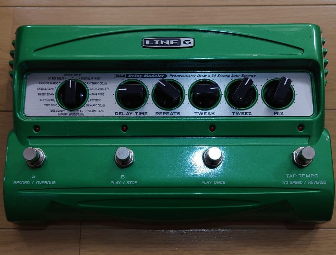 LINE6 DL4 Delay Modeler＜動作確認済み＞ACアダプター付き