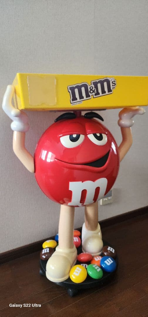 エムアンドエムズ　m&m's 非売品！特大ディスプレイ　(トレイ付)