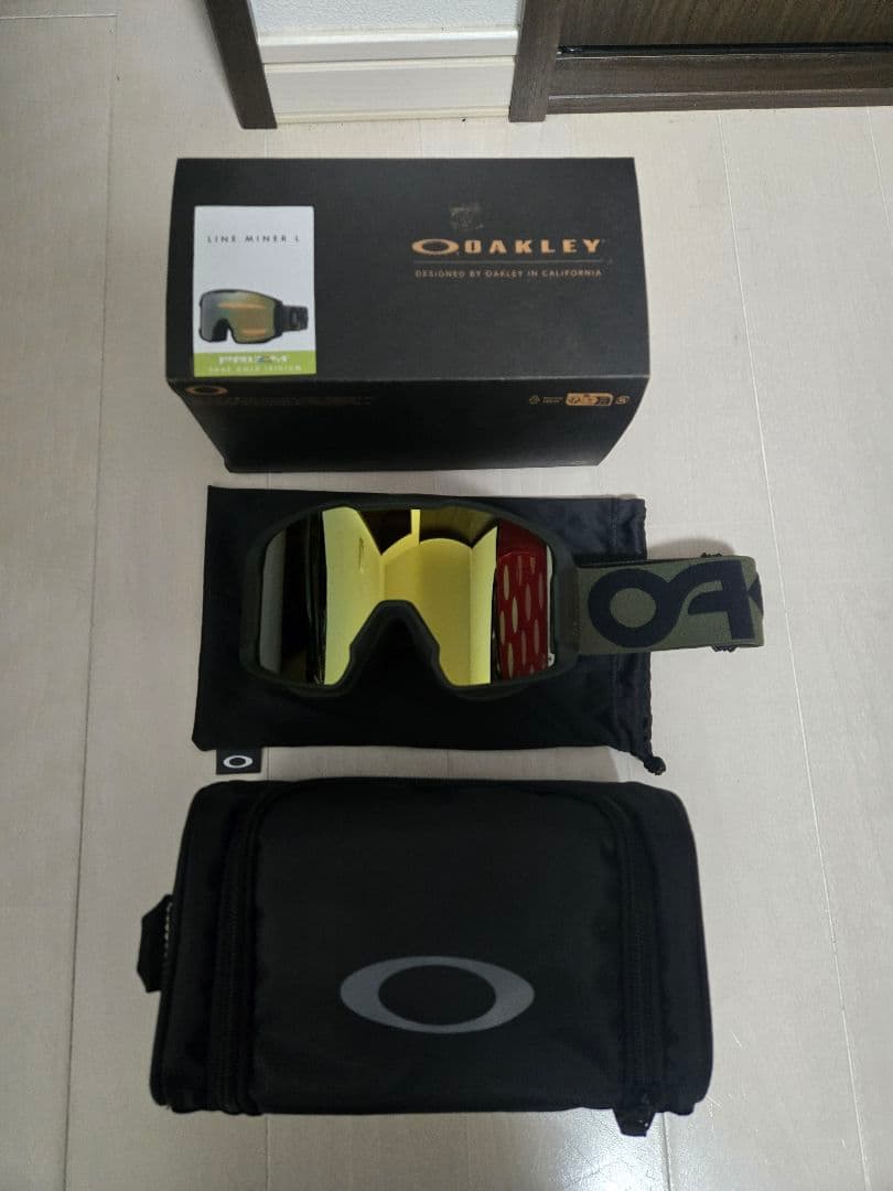 美品‼︎ OAKLEY ゴーグル　LINE MINER L ケース付