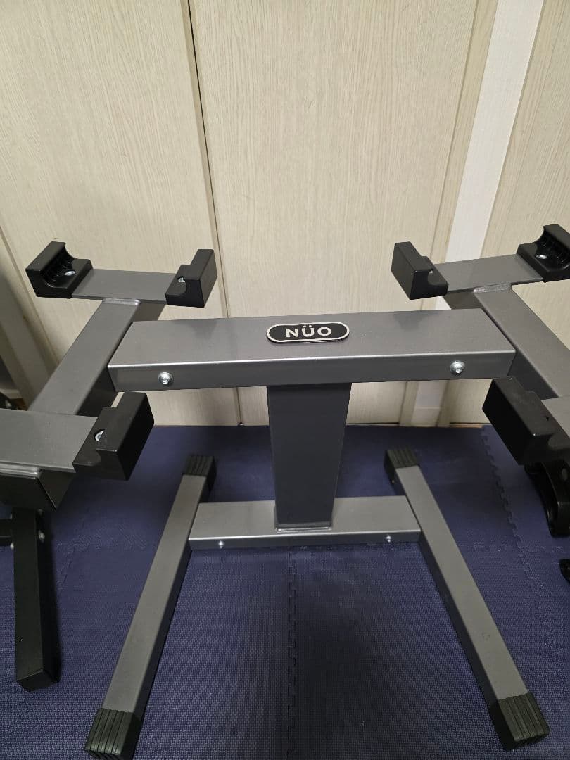 引き取り限定NUO フレックス32kg4kg 可変式ダンベル スタンド付き