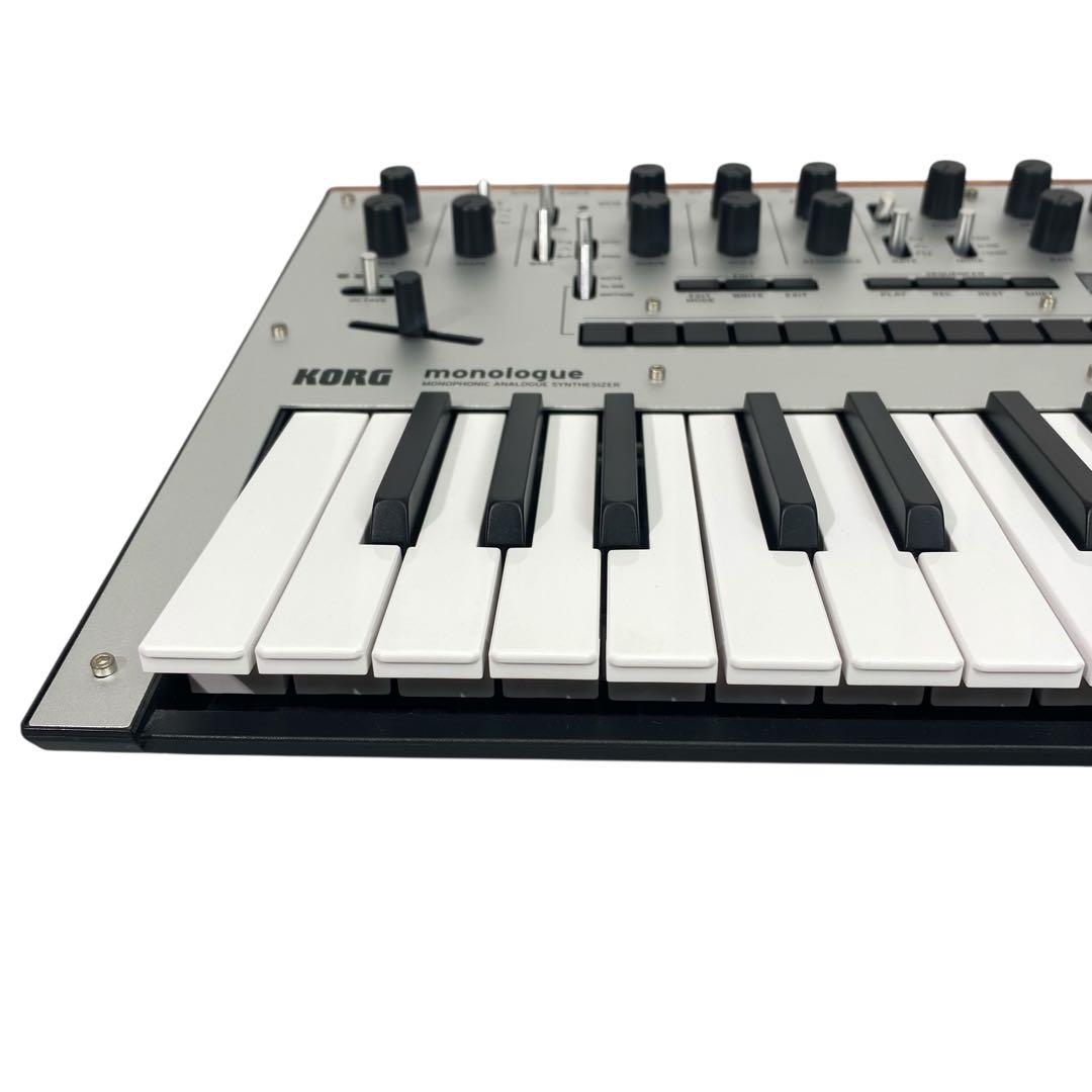 【美品】KORG monologue アナログシンセサイザー　純正アダプター付