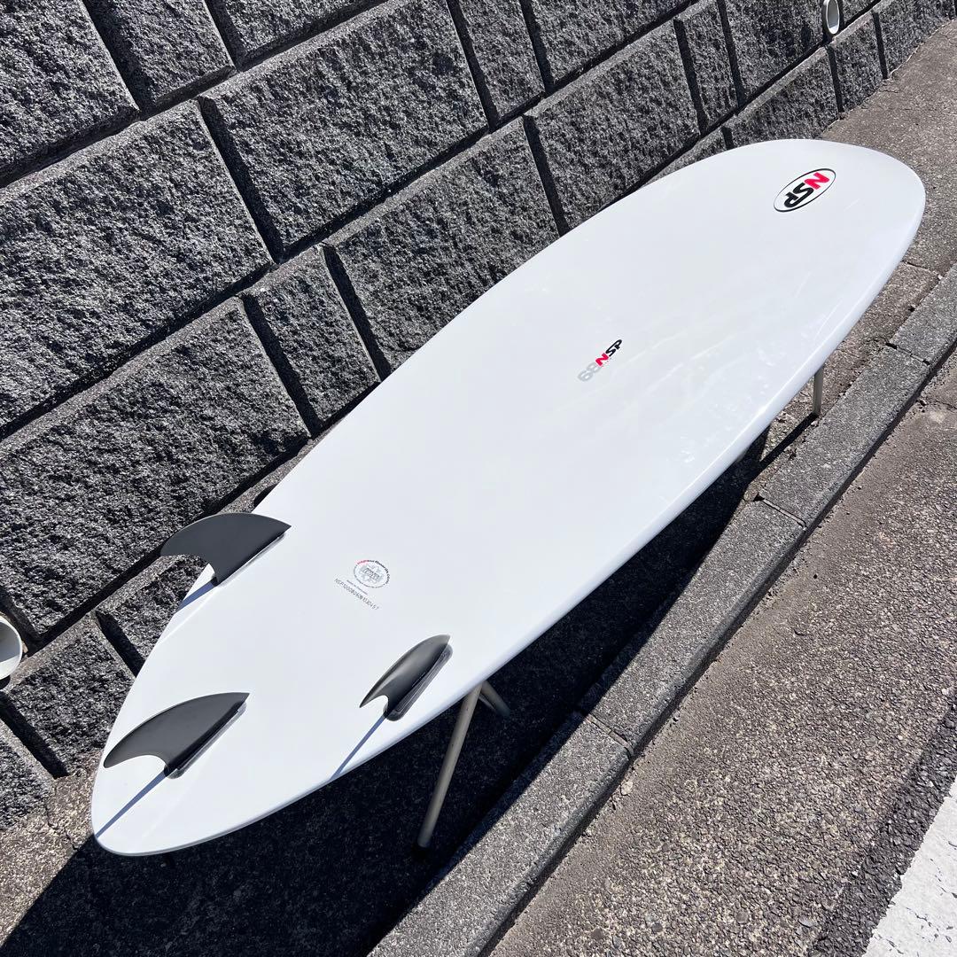 極上品　NSP サーフボード　6’8ft ケース付き　すぐ使える　人気スペック