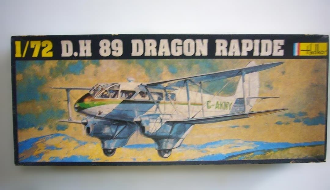 Heller 1/72 D.H 89 DRAGON RAPIDE　計3個出品
