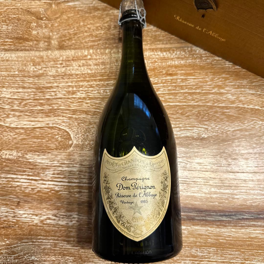 Dom Pérignon シャンパン ゴールド1985年 750ml 木箱付き