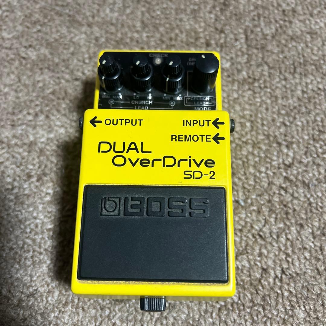 激レア　廃盤　BOSS SD-2 DUAL OverDrive エフェクター