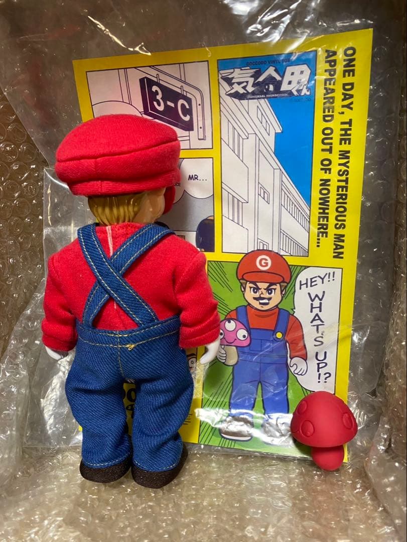 ゴッコ堂　気合田くん　スーパーマリオブラザーズ　マリオ　ソフビ