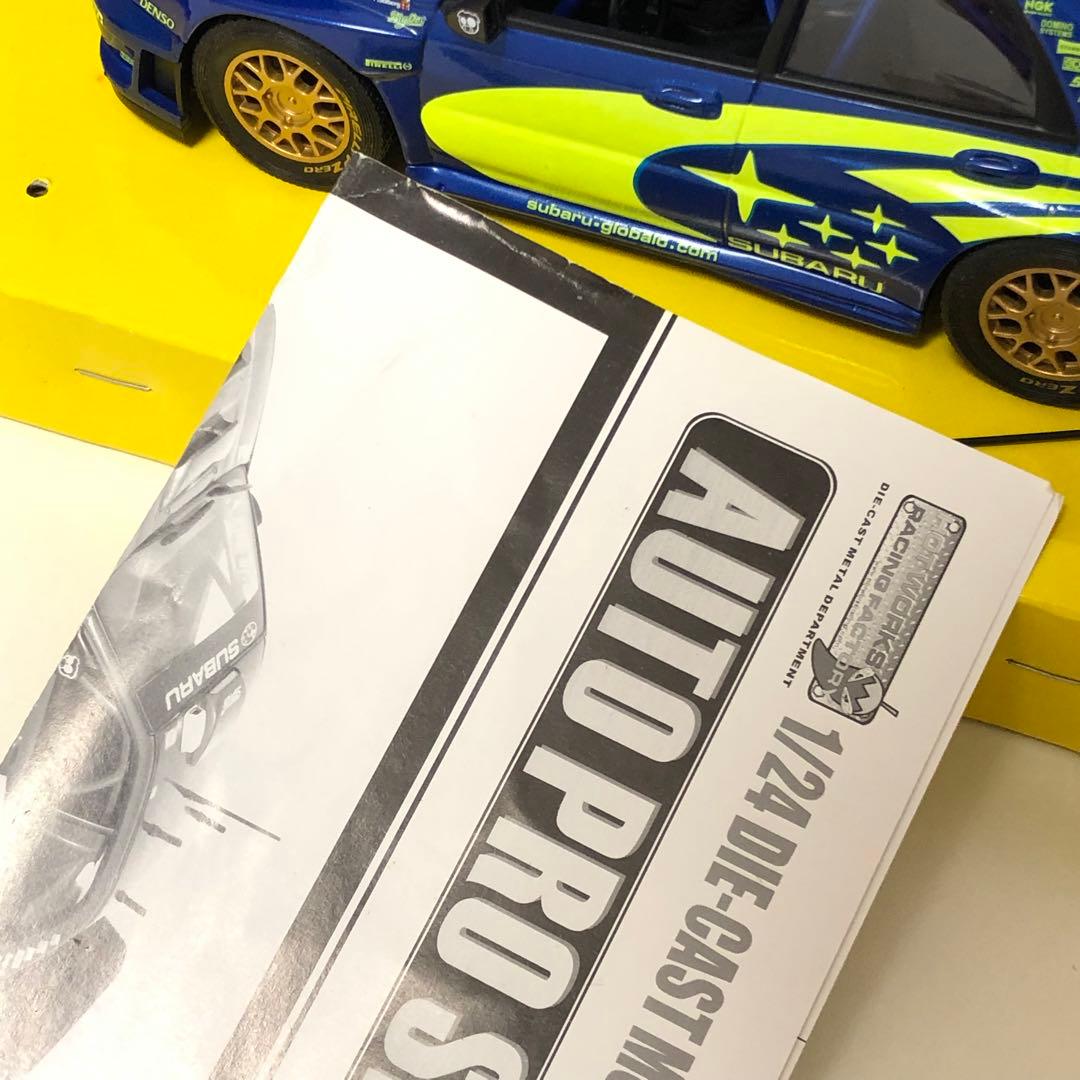 ミニカー 1/24 HotWorks SUBARU IMPREZA WRC STI