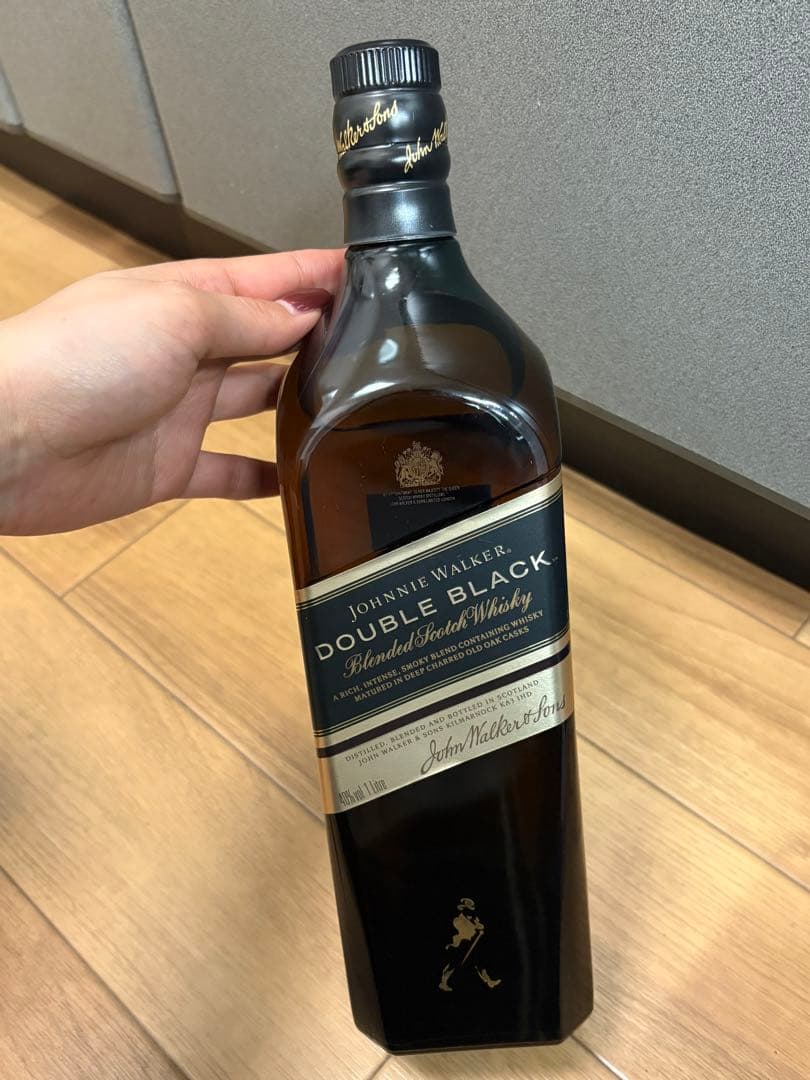 未開栓⭐️ JOHNNIE WALKER 2本セット　1リットル　ブルー　ブラック