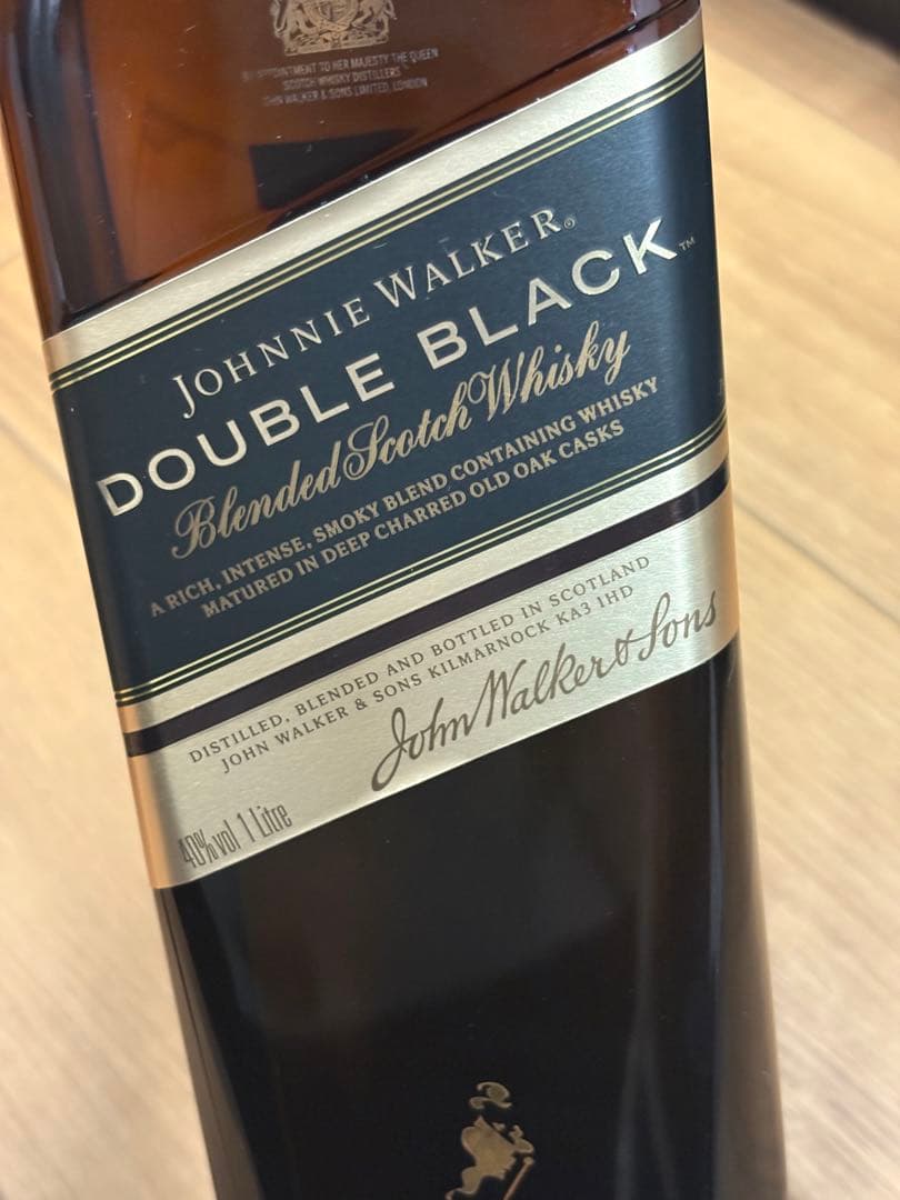 未開栓⭐️ JOHNNIE WALKER 2本セット　1リットル　ブルー　ブラック