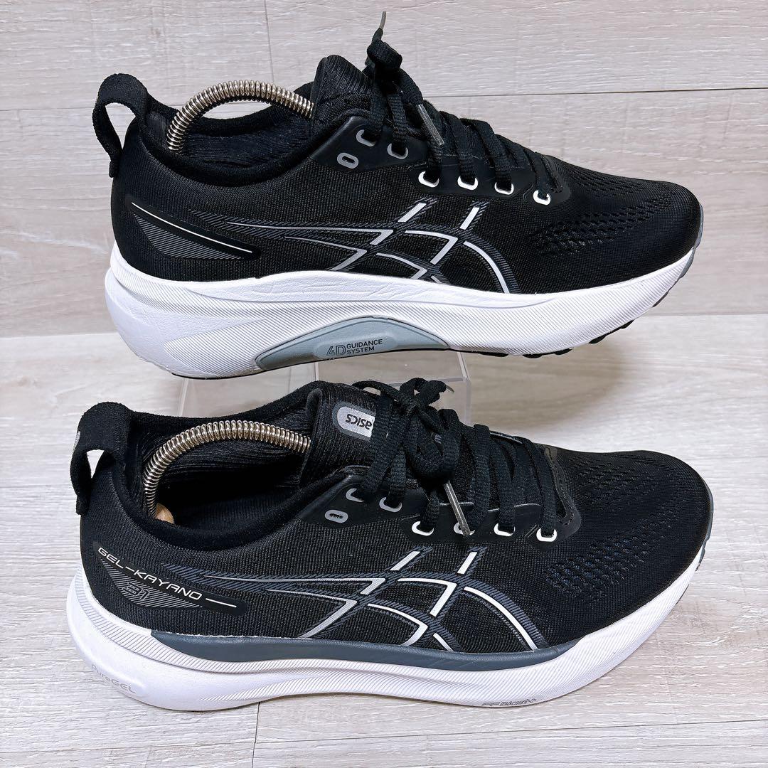 ⭐美品⭐アシックス asics ゲルカヤノ31 ランニングシューズ 25.5 黒