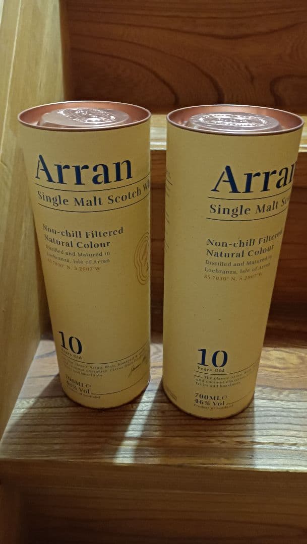 Arran 10年 シングルモルトスコッチウイスキー 700ml 2本