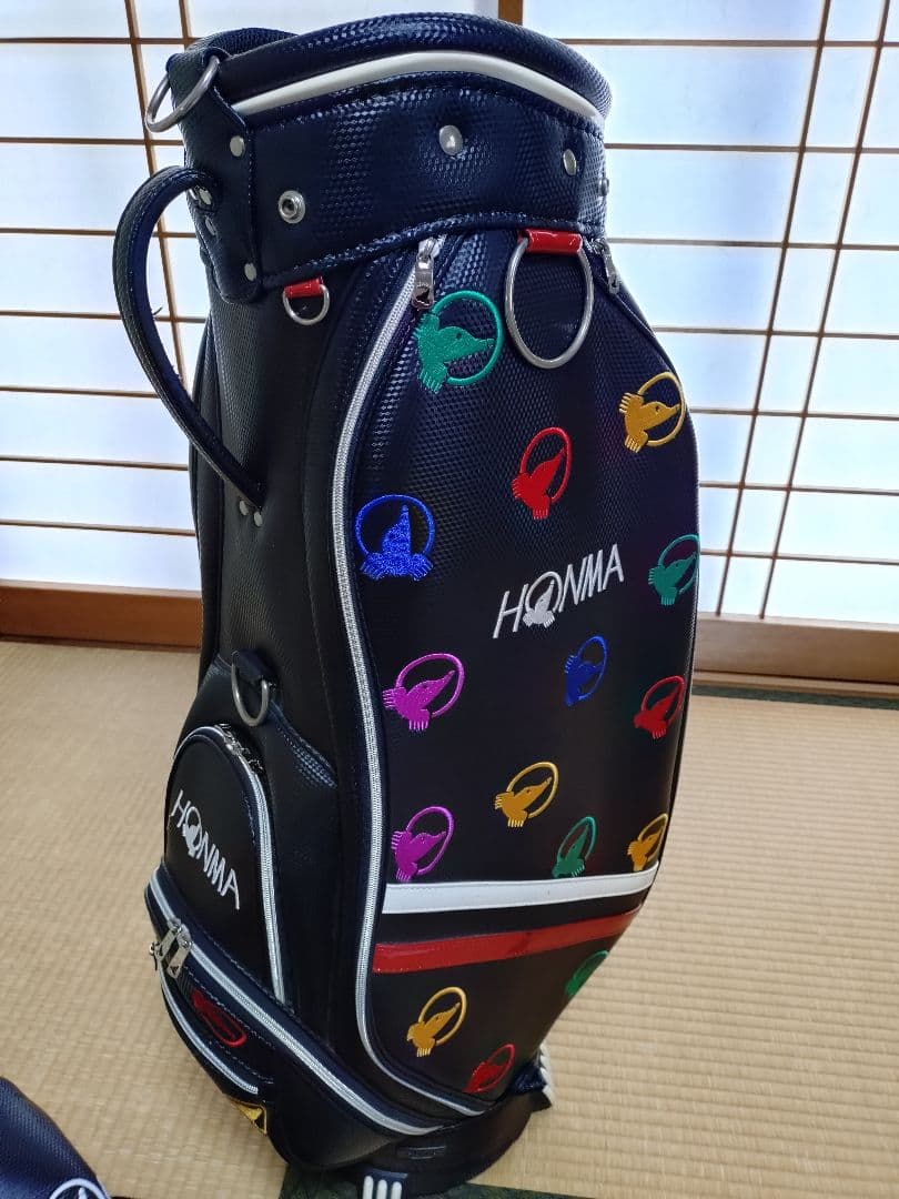 HONMA　本間ゴルフ　ホンマゴルフ　キャディバッグ　キャディバック　モグラ柄