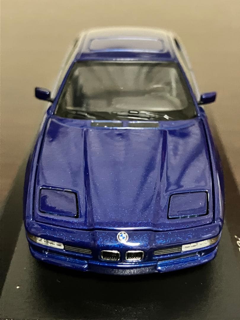 希少 ミニチャンプス 1/43  850i E31型 ブルーメタリック
