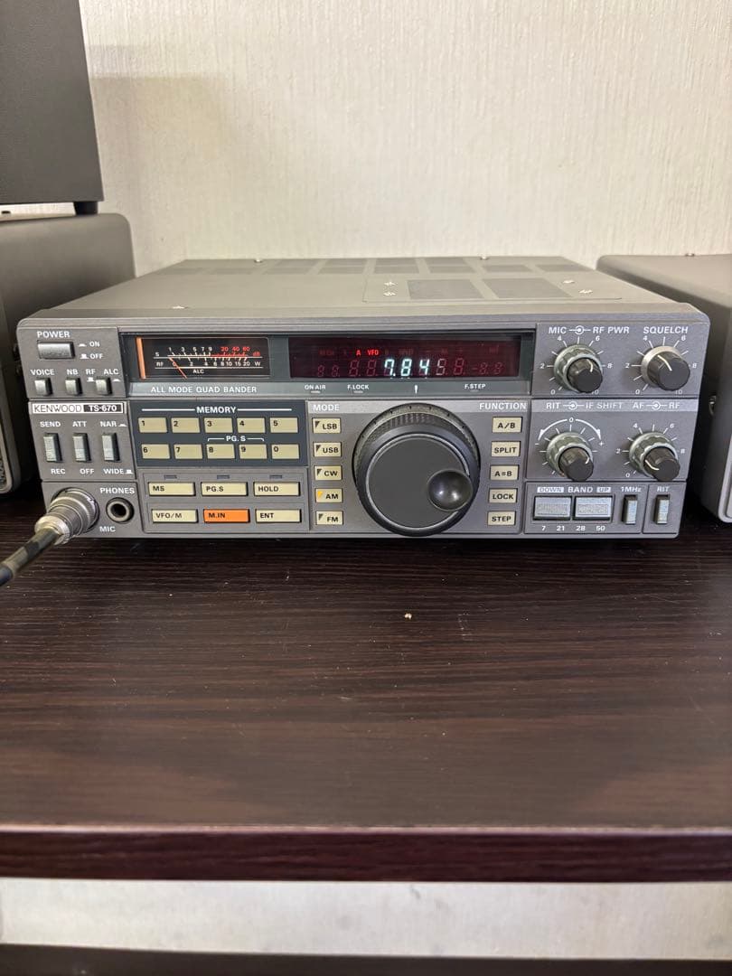 Kenwood TS-670 受信機とスピーカーセット