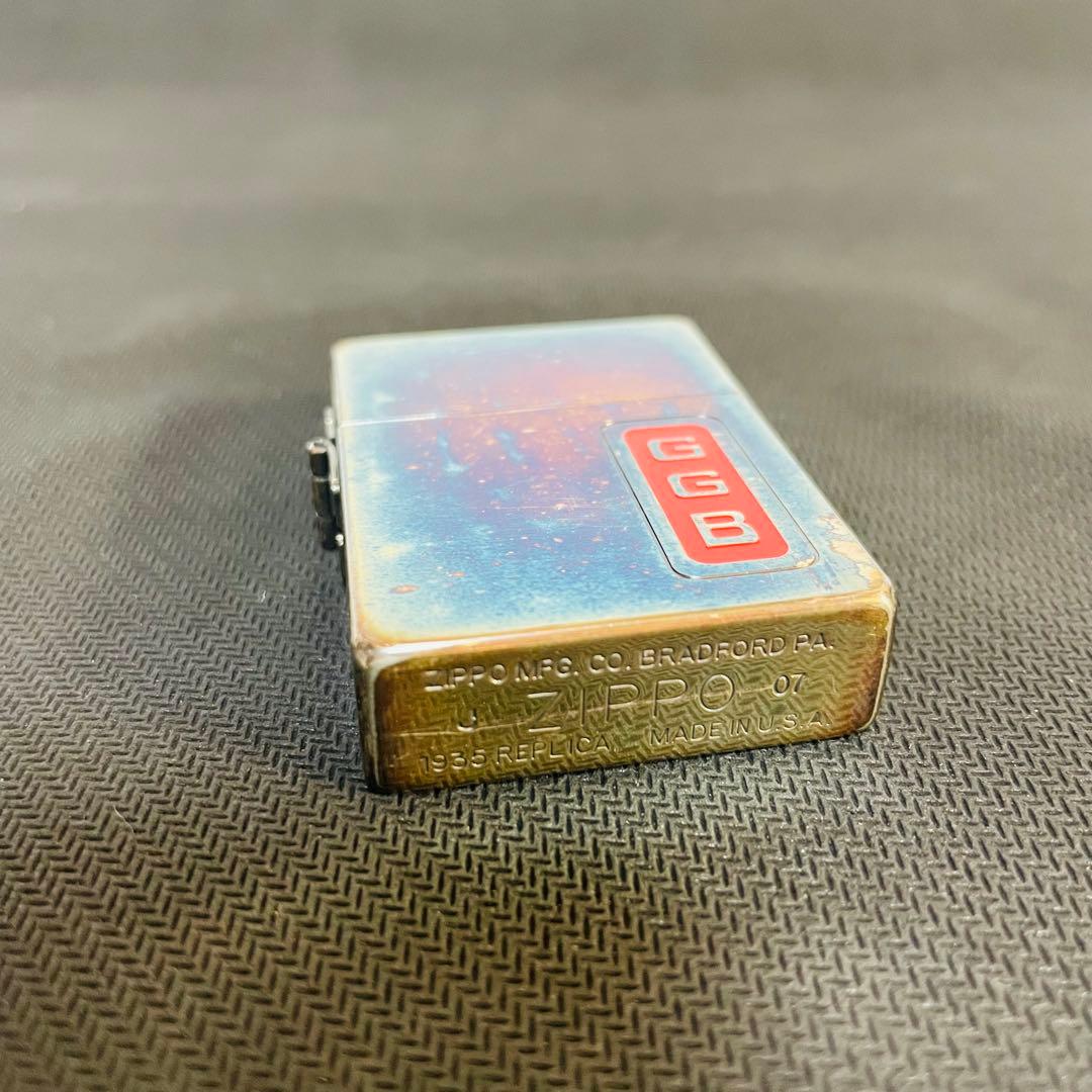 ［ZIPPO］ビンテージジッポー1935 サンセットトーン付3バレル 希少