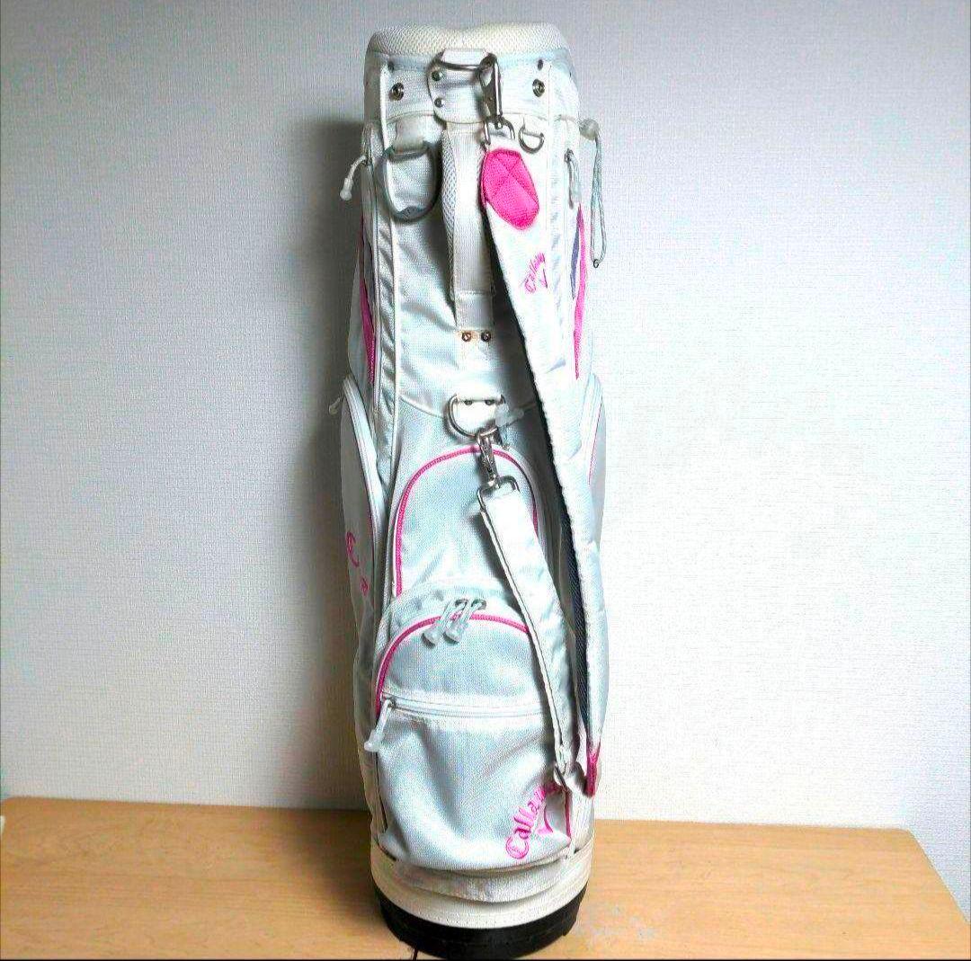 ca46 Callaway Golf bag 白×ピンク