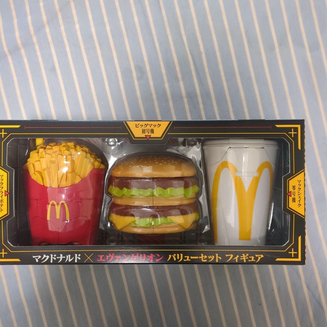 マクドナルド　エヴァフィギュア袋付き