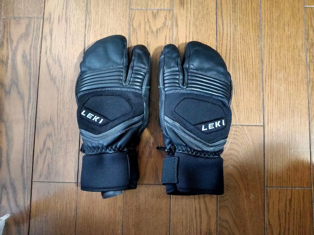 中古 LEKI 3フィンガー グローブ サイズ9