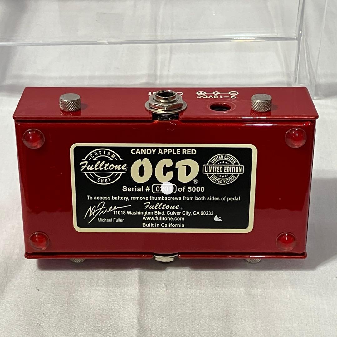 ギター Fulltone OCD Custom Shop Candy Apple Red