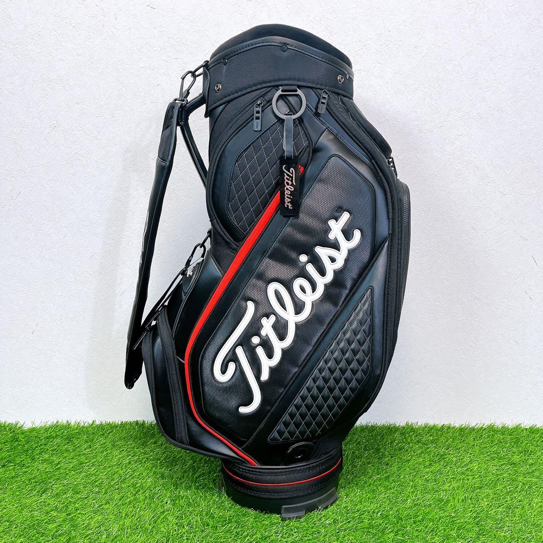 Titleist タイトリスト　キャディバッグ　ジェットブラック　ミドルサイズ