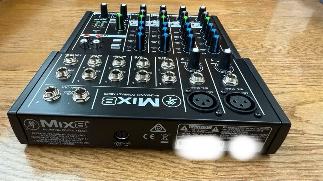 美品⭐︎MACKIE 超コンパクトアナログミキサー MIX8