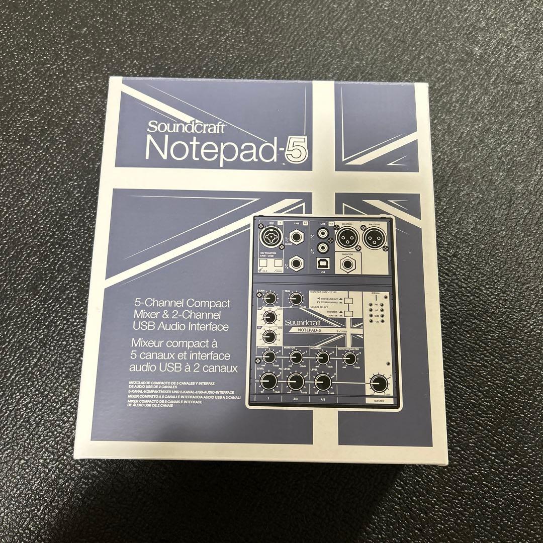Soundcraft Notepad-5 オーディオインターフェイス