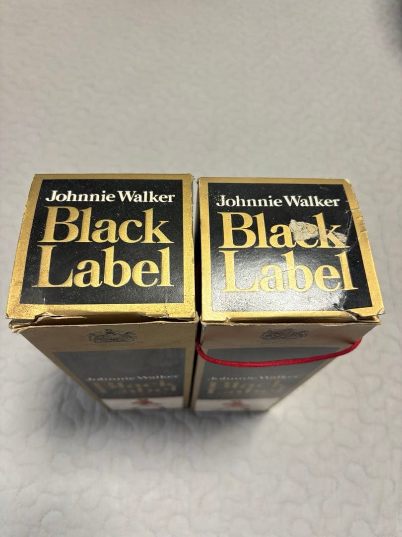 Johnnie Walker Black Label 2本セット　古酒