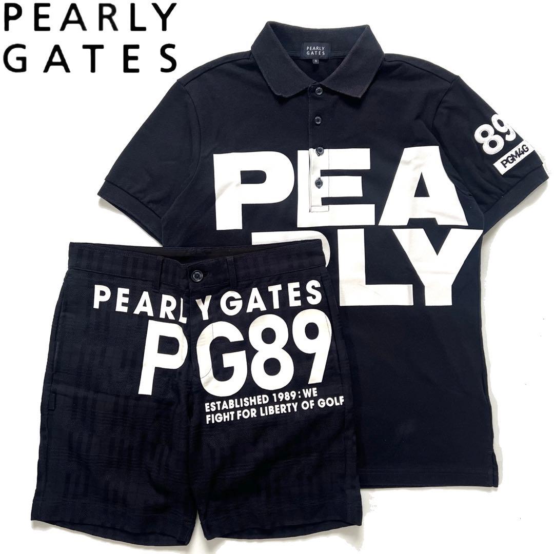 Pearly gates パーリーゲイツ　セットアップ　デカロゴ　メンズ　ゴルフ